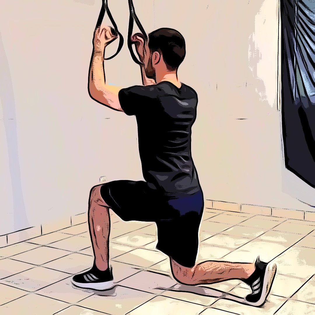 TRX step back lunge : des fentes simplifiées expliquées par un coach