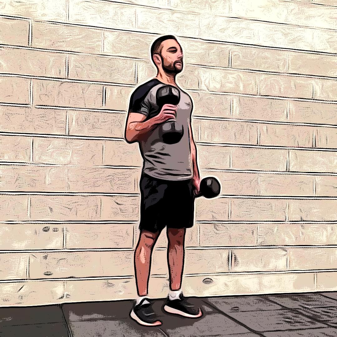 Curl prise marteau aux haltères pour les avant-bras